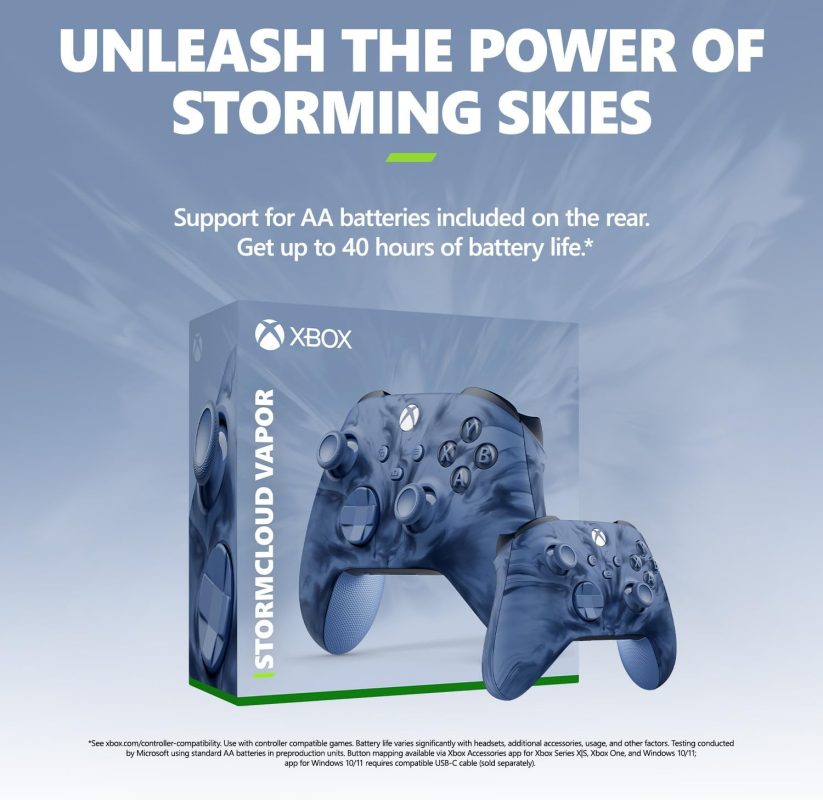 Control Inalámbrico Xbox Edición Especial Stormcloud Vapor Techbox